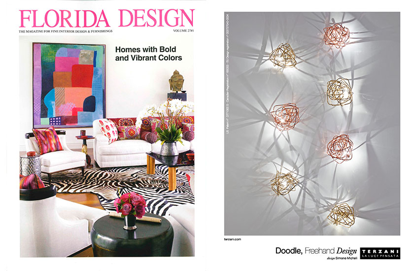 Doodle featured in Florida Design | 27.1 Issue | Press | Terzani